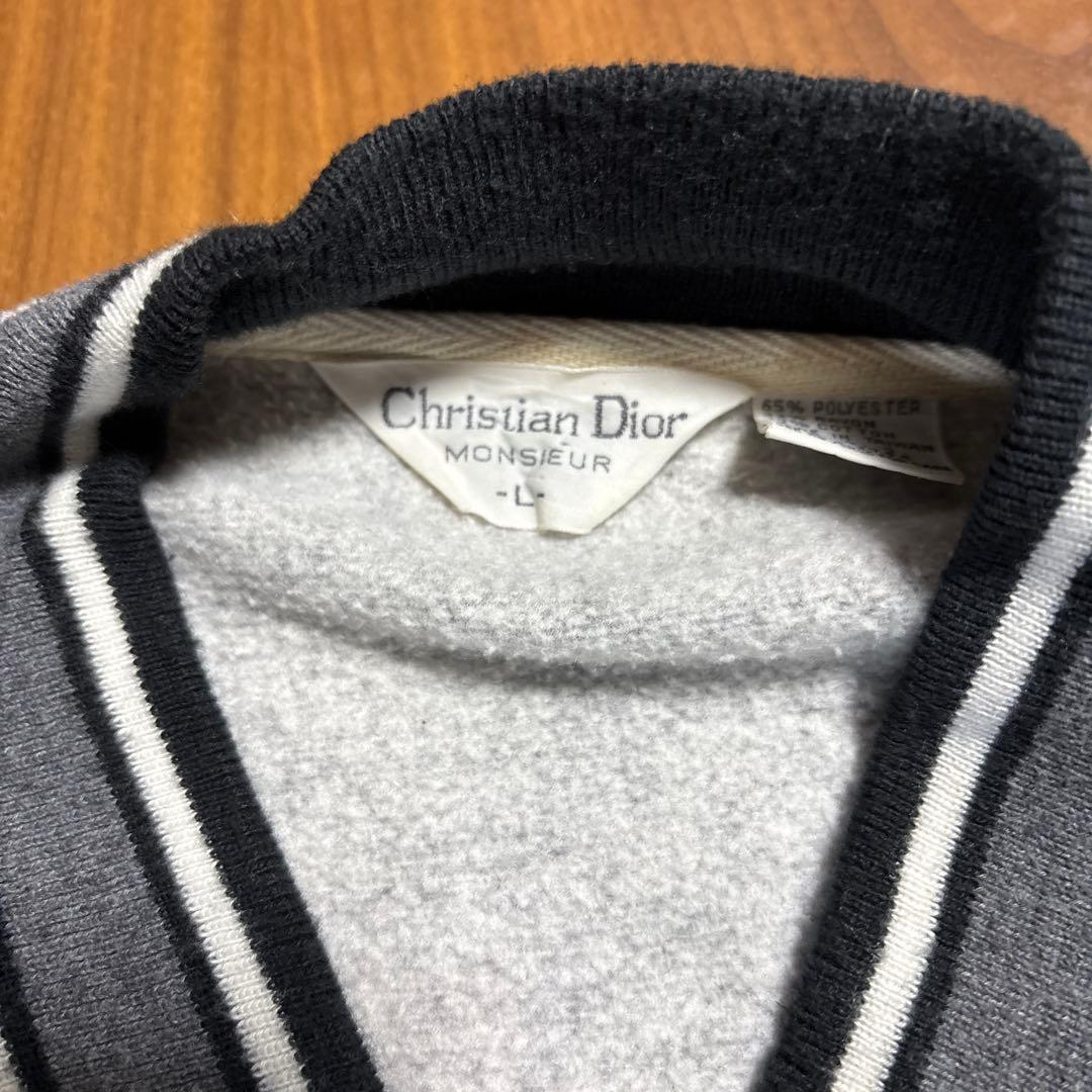 vintageChristian Dior ストライプジャケット Lサイズ