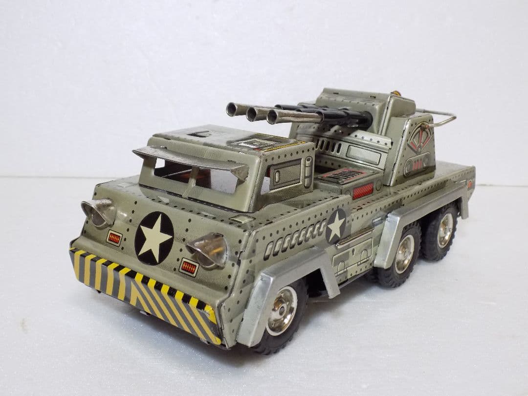 希少ブリキ　三恵玩具　【HALF TRACK】フリクション　動作品