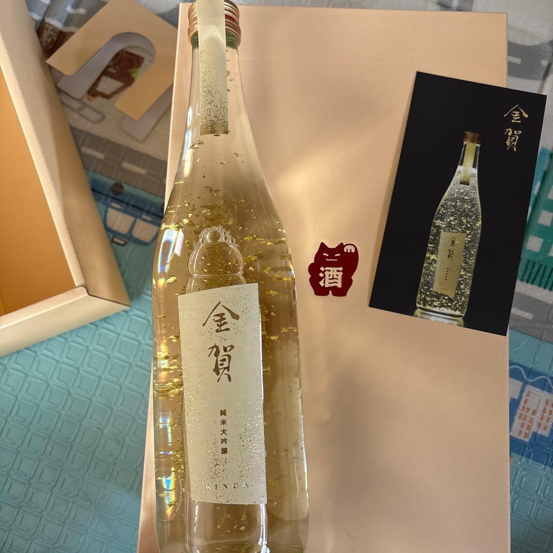 金賀　祝い酒　金箔入り日本酒 720ml