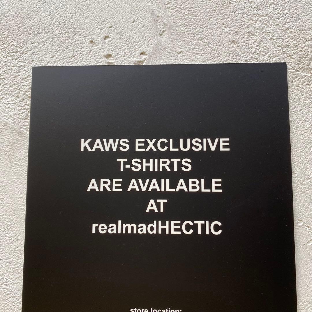 KAWS × realmadHECTIC 限定品 ビンテージ フライヤー チラシ