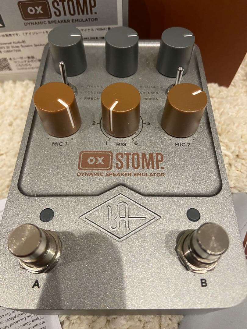 ギター OX STOMP uafx universal audio