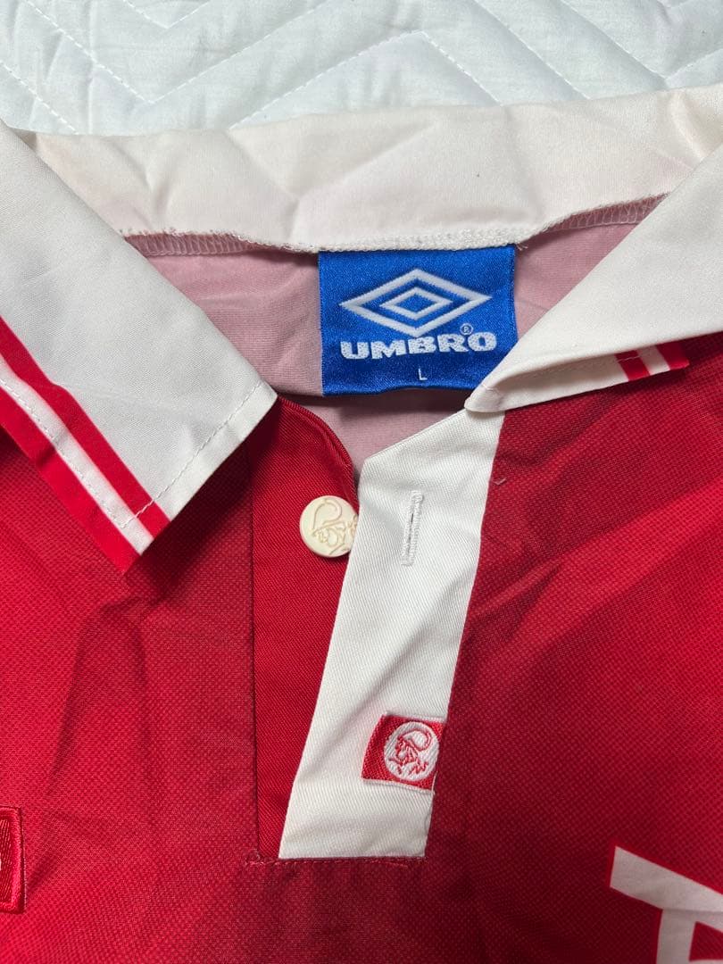 【90s】umbro アンブロ　ajax アヤックス　サッカー　ユニフォーム
