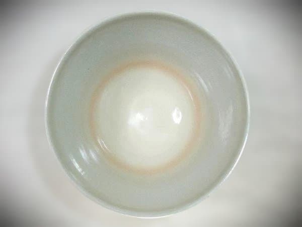 兜にあやめ 平安 桜谷造 茶碗 京焼 清水焼