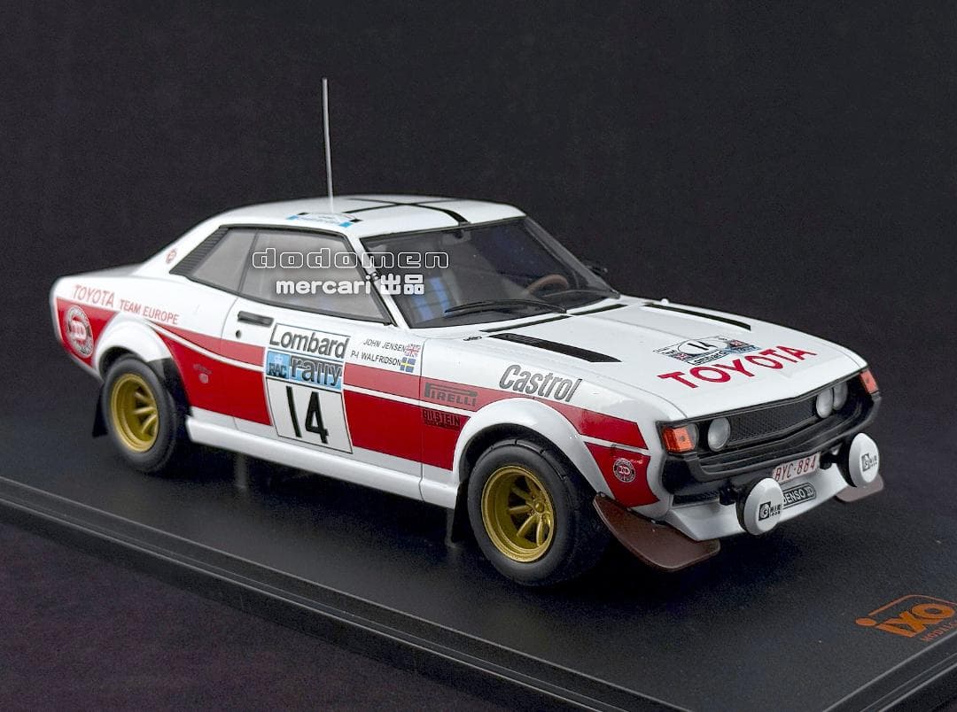 1/18 ixo トヨタ セリカ 2000GT RAC Rally 1977