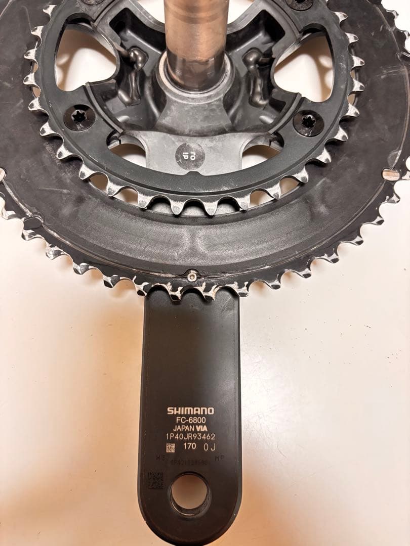 シマノULTEGRA FC6800クランクセット 170mm 50-34