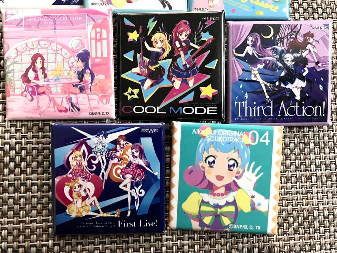 アイカツ CD ジャケット 缶バッジ 13個セット