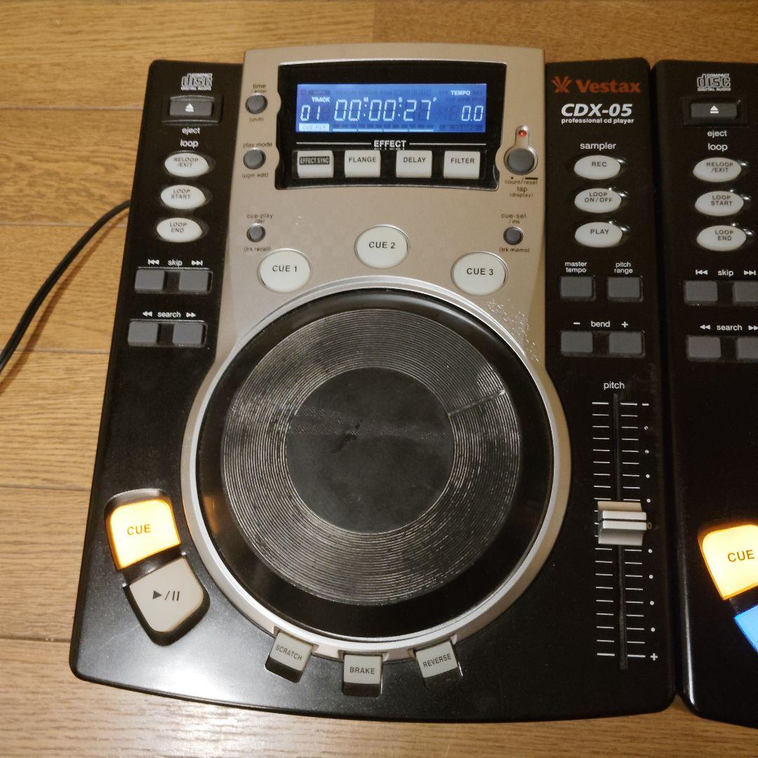 2009年 vestax CDJ CDX-05 2つでセット 基本動作確認済み品