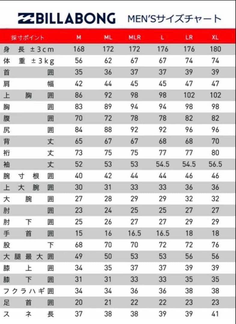 BILABONG(ビラボン)5×3mm セミドライト メンズMLサイズ