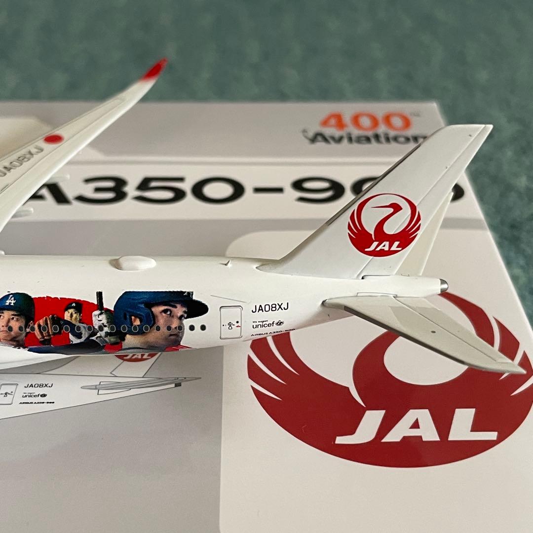 JAL A350-900 日本航空 大谷 av 1:400 スタンド付き