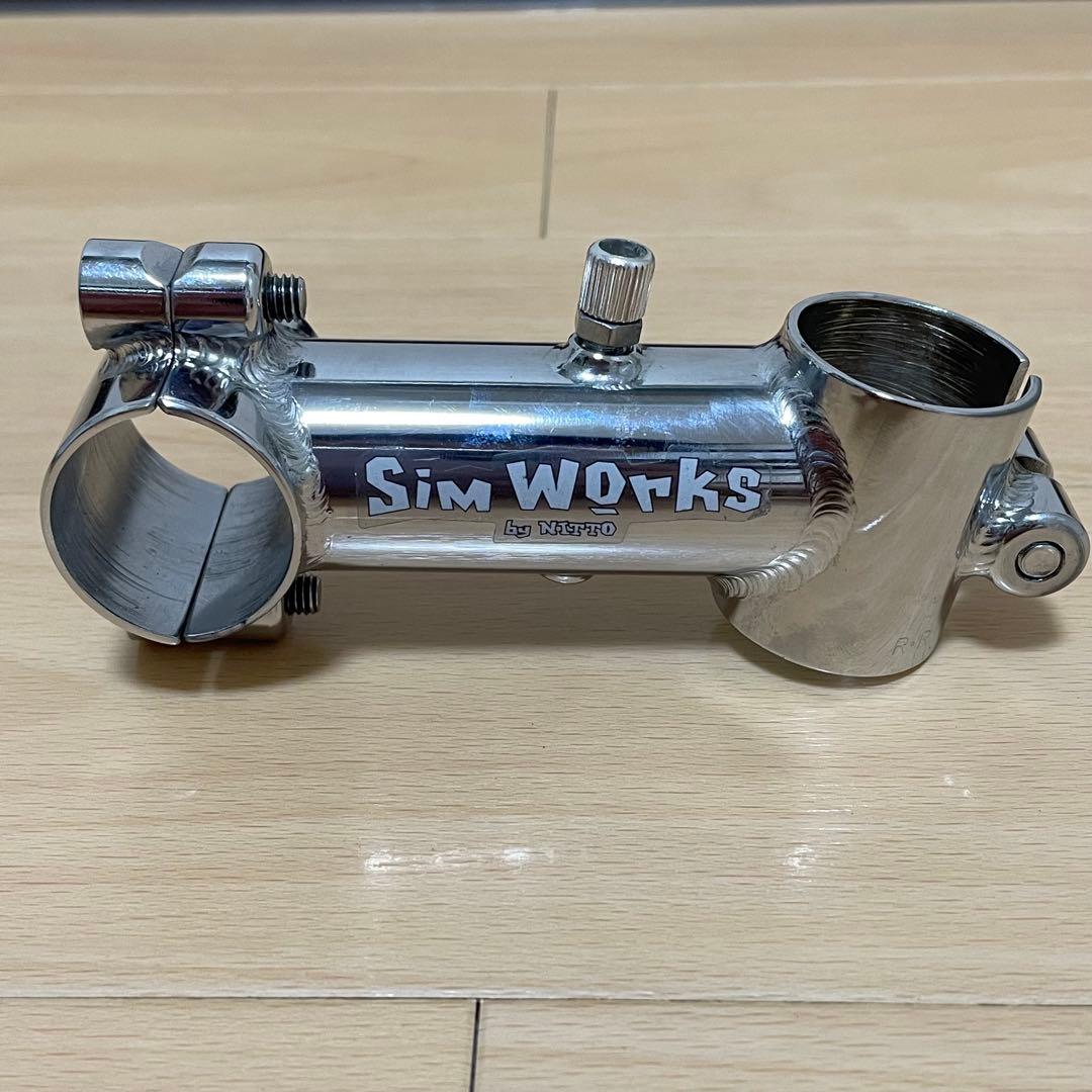 SIMWORKS by NITTO　Dirty RHONDA Stem シルバー