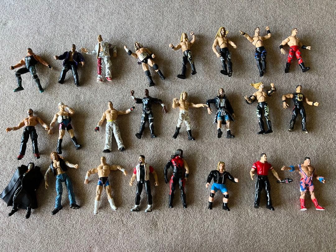 【フィギュアまとめ売り】wwe wwf プロレスフィギュア　24体