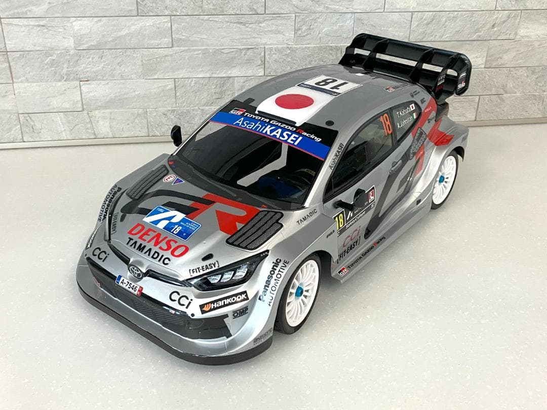 タミヤRCボディ ヤリス WRC2025 ラリーギリシャ・アクロポリス 勝田選手