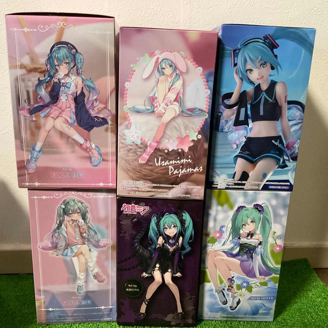 初音ミク ぬーどるストッパー フィギュア まとめ売り　6体セット　未開封