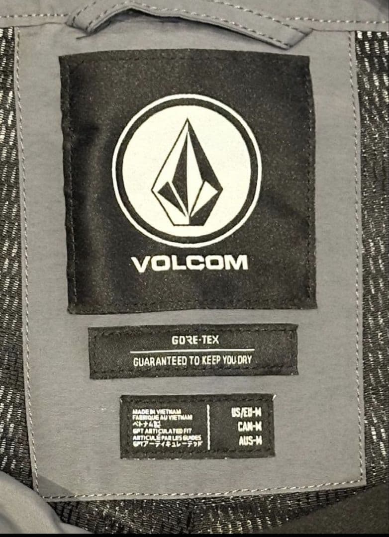 VOLCOM ビブパン Lサイズ　MENS RAIN GORETEX BIB