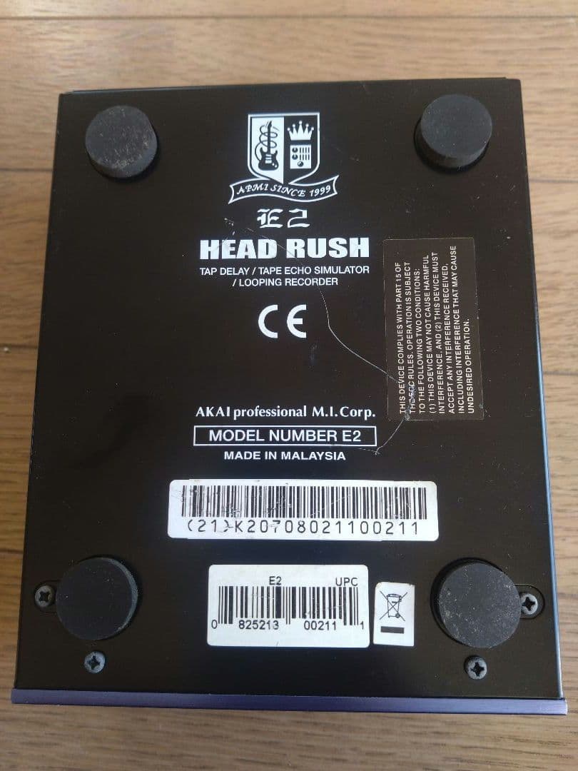 AKAI HEAD RUSH E2 ギターエフェクター