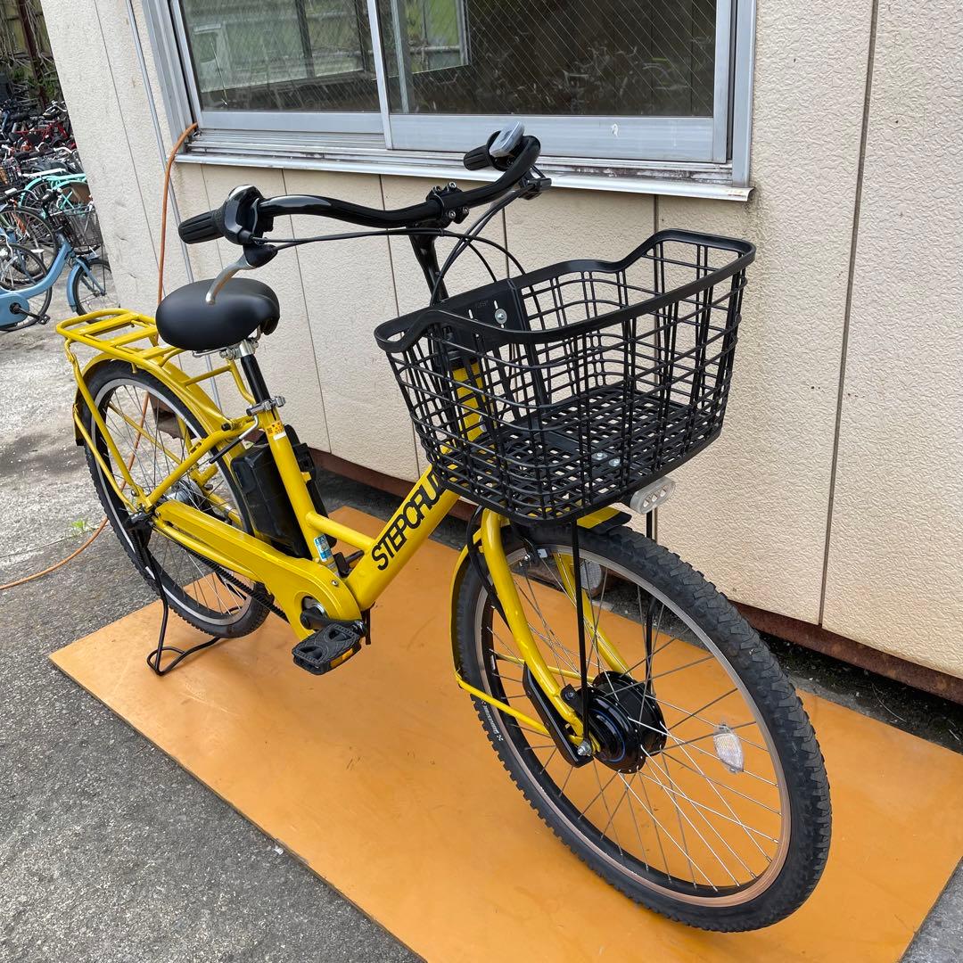 みっちゃん　 電動アシスト自転車　ブリヂストン　マスタードイエロー