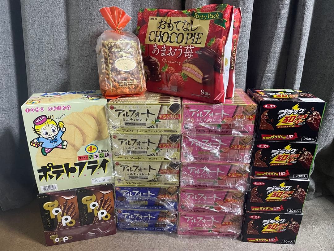 お菓子　チョコレート　まとめ売り　アルフォート　ブラックサンダー