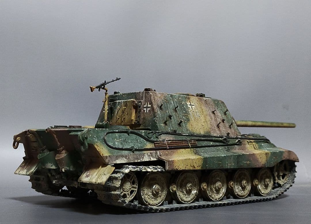 ドイツ・ヤークトティーガー 1/35 完成品