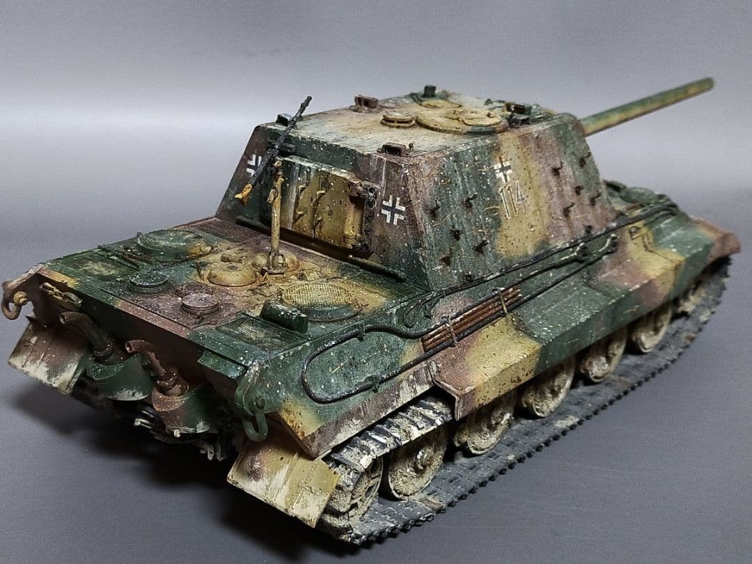 ドイツ・ヤークトティーガー 1/35 完成品