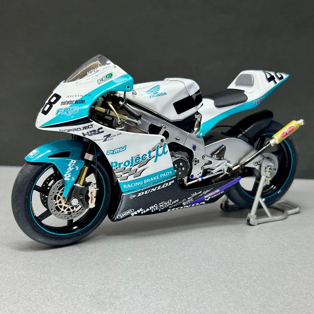 1/12 ハセガワ ホンダRS250RW 2008 #48プラモデル 完成品