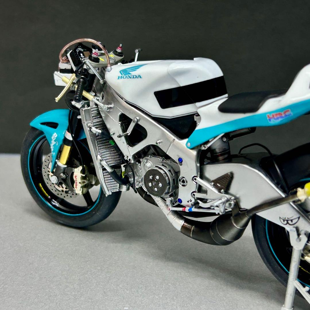 1/12 ハセガワ ホンダRS250RW 2008 #48プラモデル 完成品