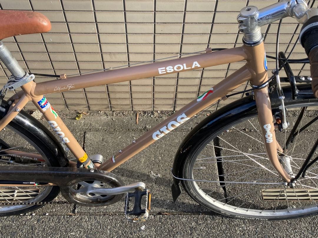 GIOS ESOLA ジオス イソラ サイズ450mm 外装7段 前後フェンダー