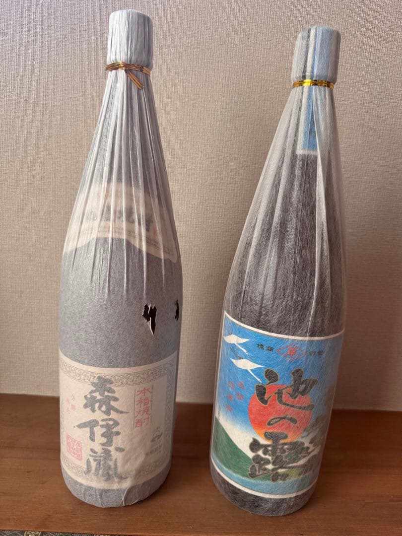 森伊蔵1800ml 1本、池の露1800ml 1本の2本セット