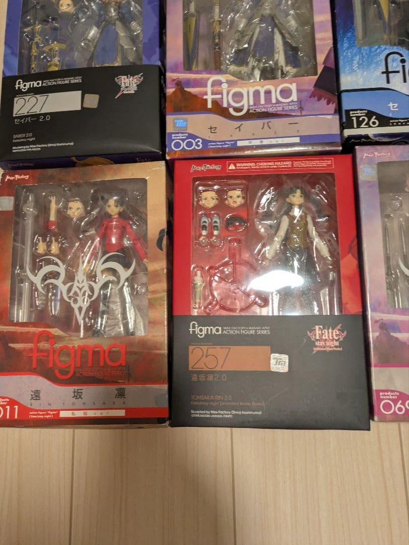 figma fate フィギュア8体セット