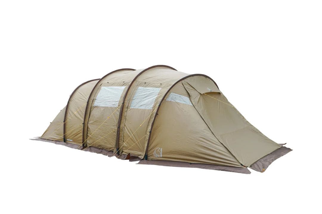 テント・タープ REISA 6 BEIGE TENT WITH BROWN SKIRT