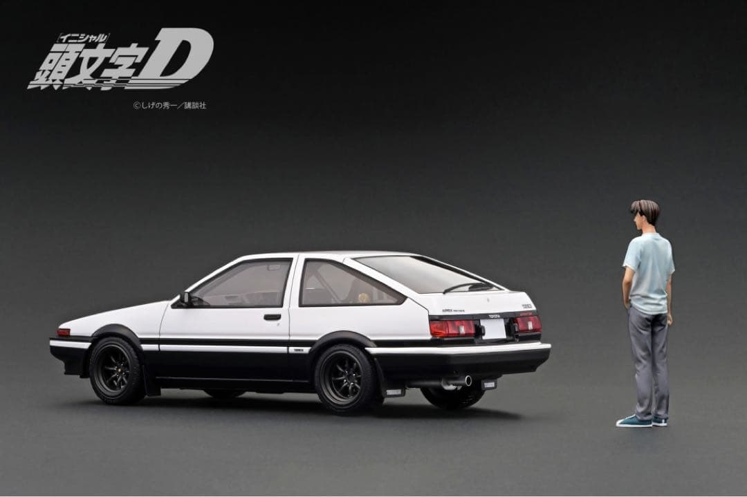 頭文字D イグニッションモデル　AE86 藤原拓海フィギュア付き　60台限定