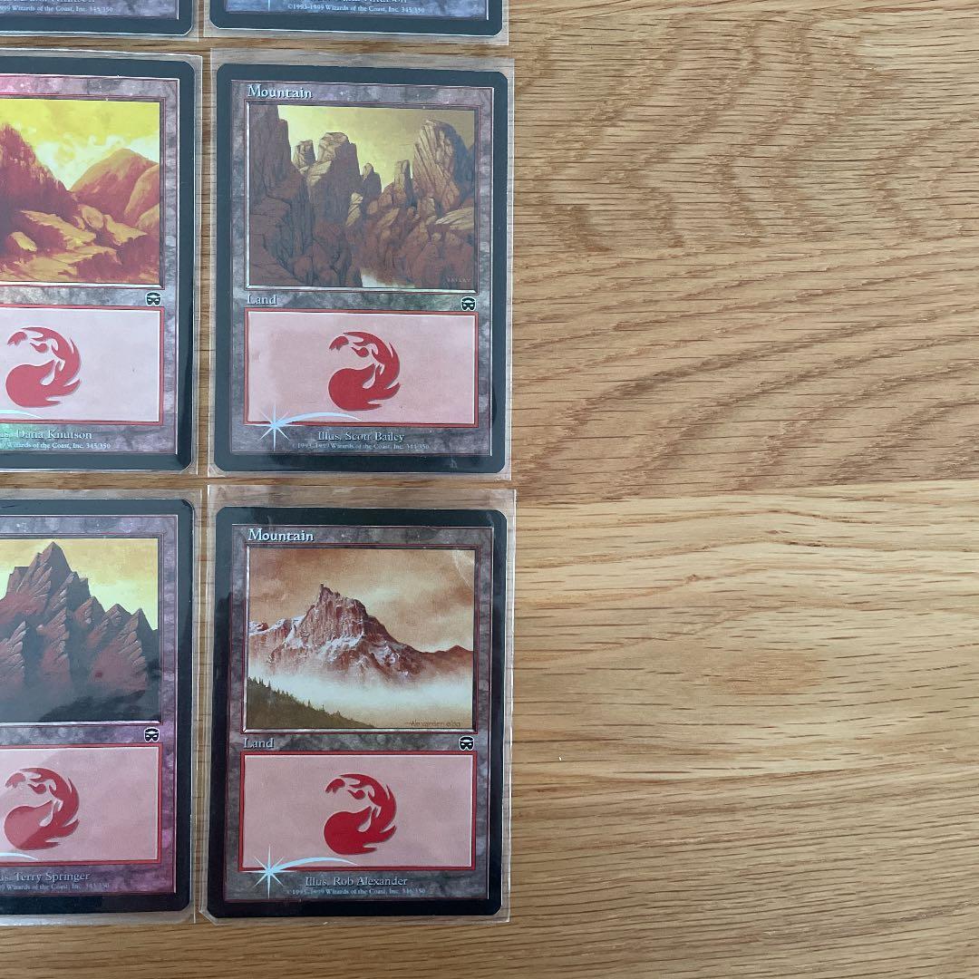 MTG 山 foil 17枚セット　土地