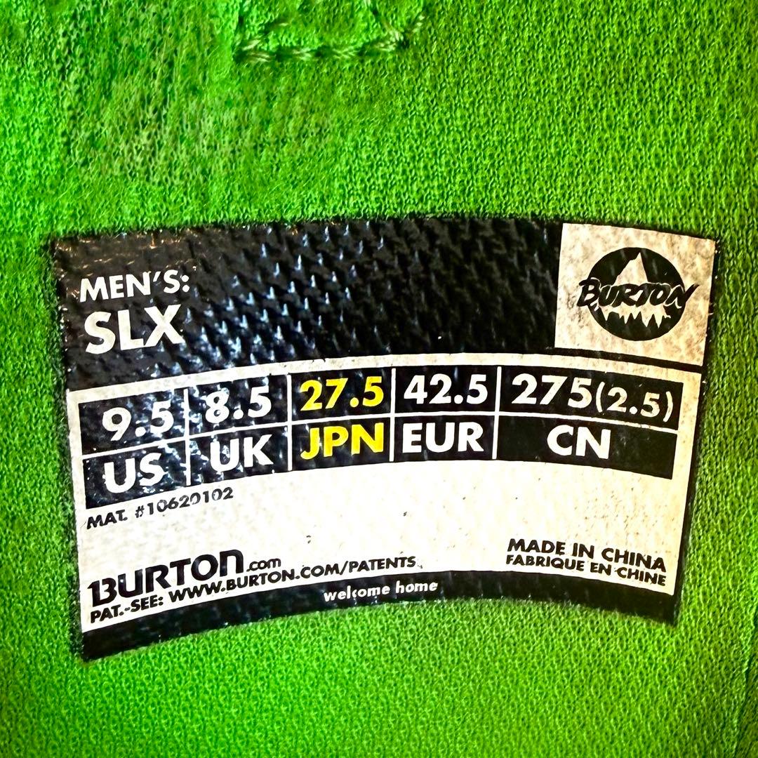 送料込！Burton SLX 27.5cm バートン最高峰ブーツ