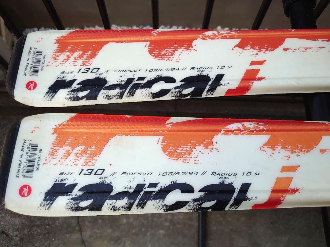 ROSSIGNOL Radical J 130cm 軽量＆使用少 美品！