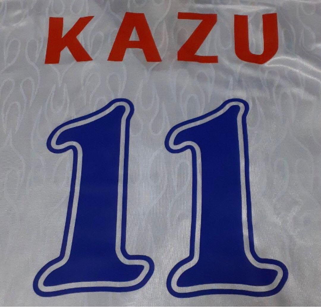 adidas 日本代表アウェイ長袖ユニフォーム　#11kazuカズ三浦知良当時物