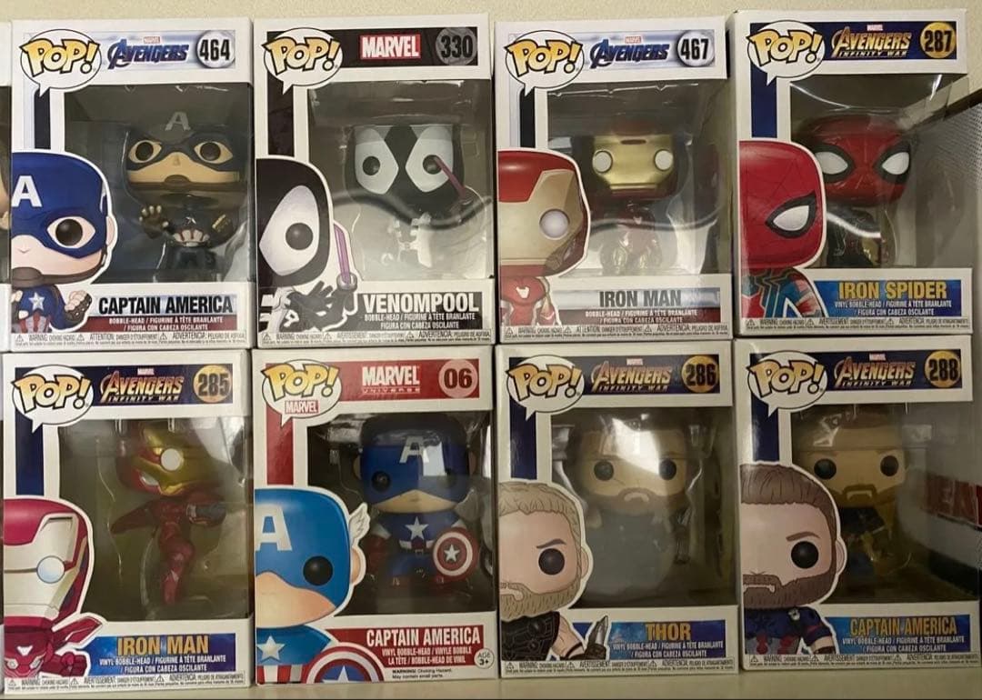ファンコポップ MARVEL 8体セット売り