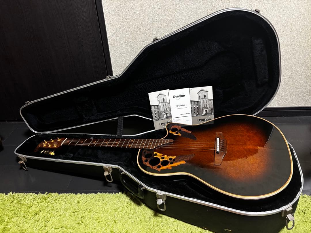 Ovation USA 1768 Elite（OP-X搭載）純正ハードケース付