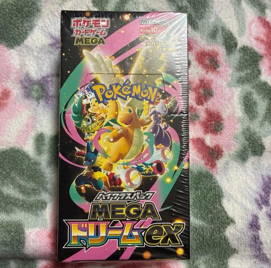 シュリンク付き　ポケモンカードゲーム　 MEGA ドリームex 1BOX