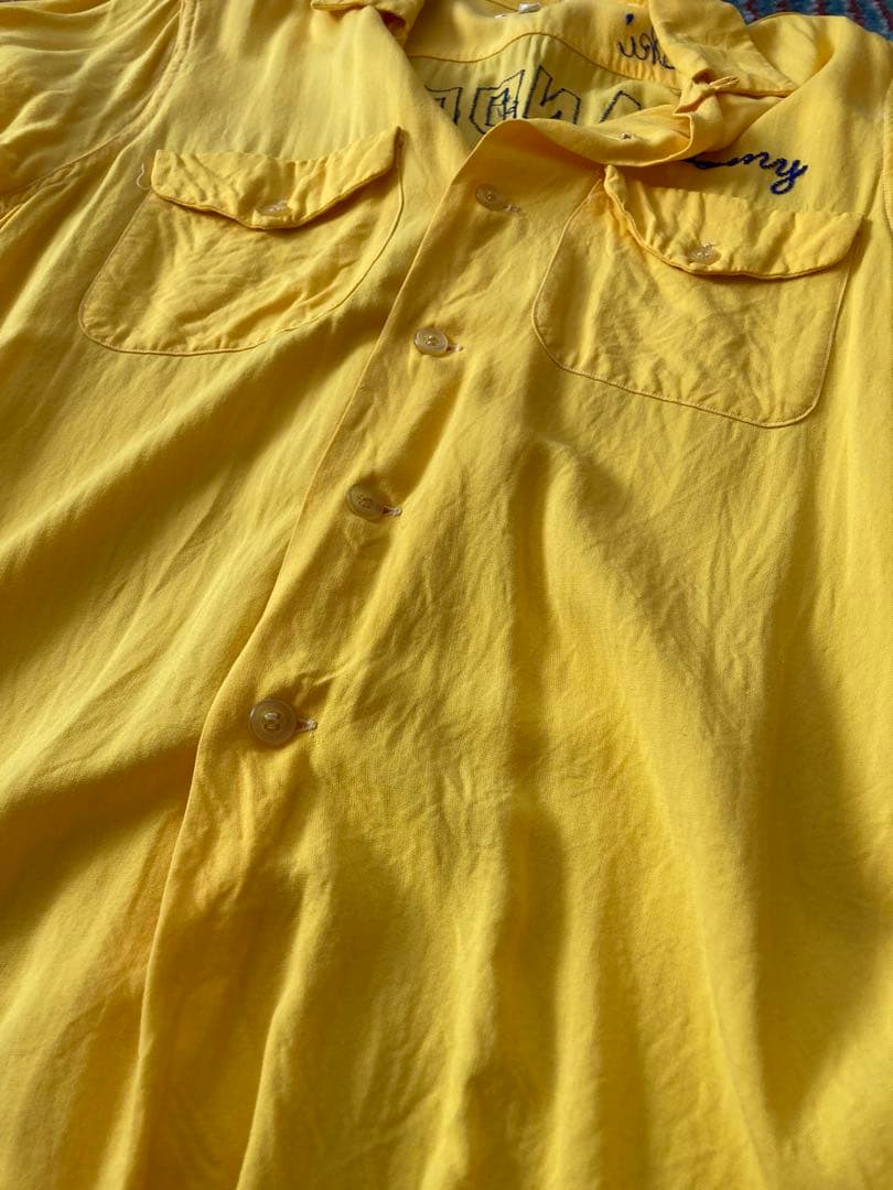 最終価格！60s service bowling shirt マチ付きシャツ