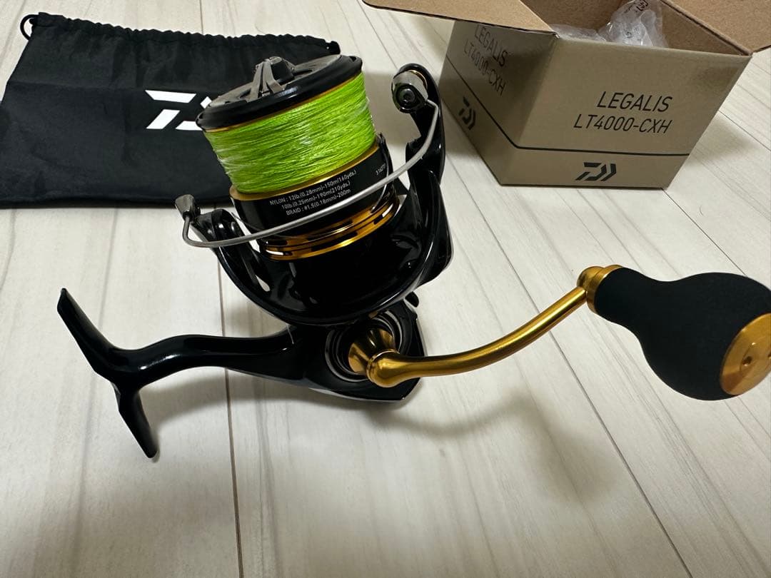 Daiwa23レガリス4000cxh リールスタンド付