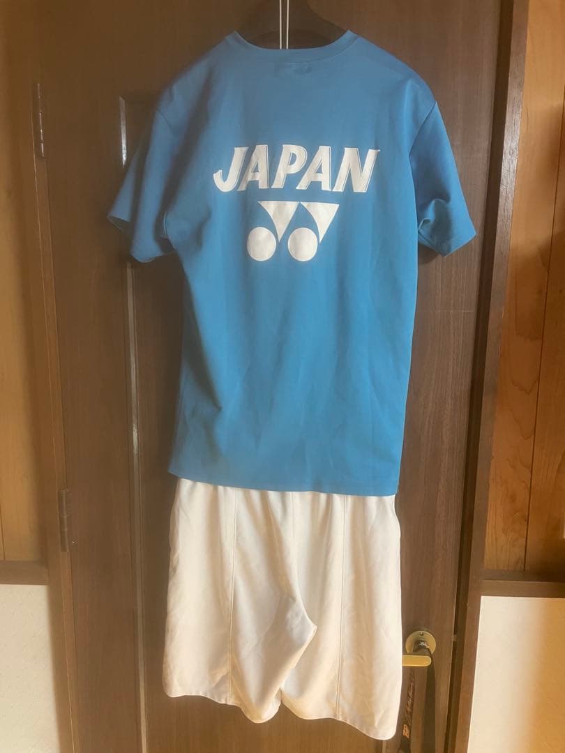 yonex 日本代表　ブルー上下セット　ラスト１品