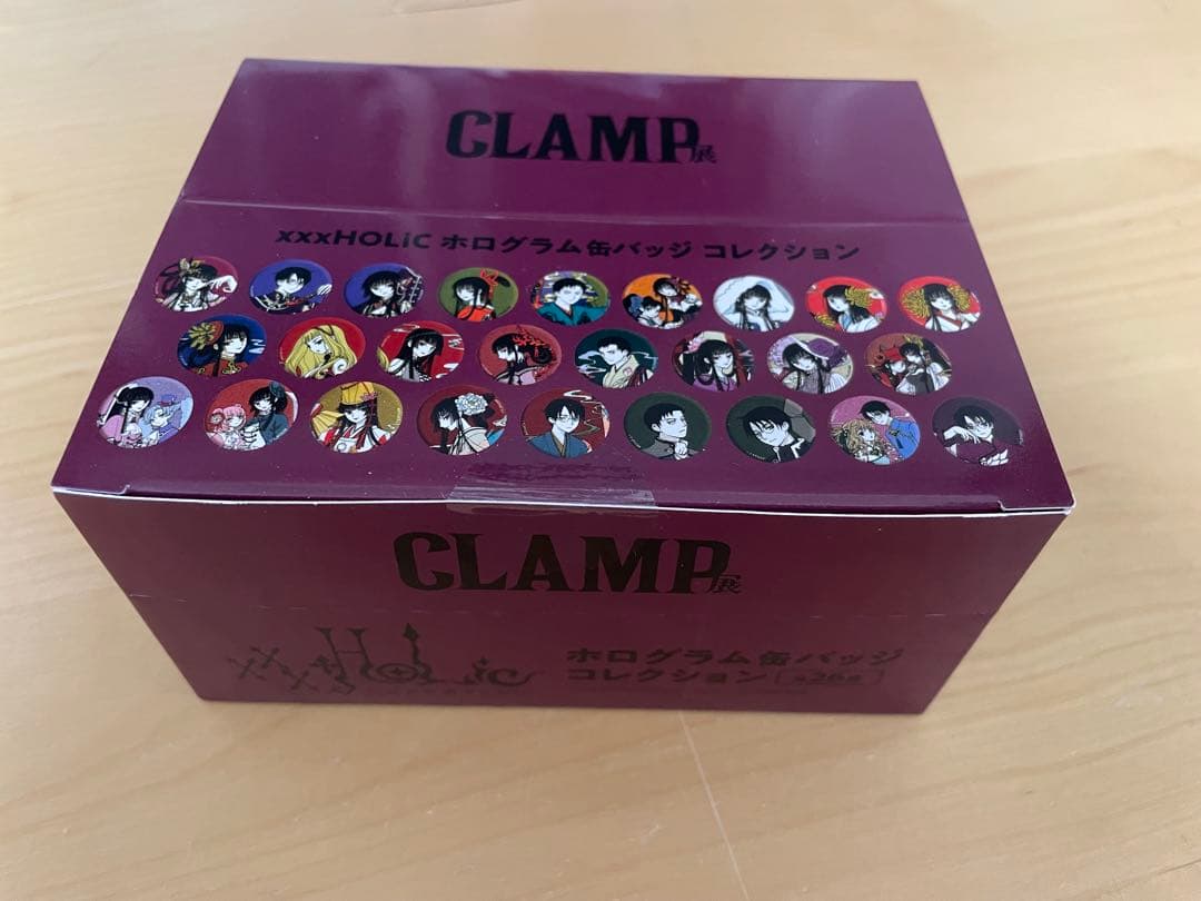 CLAMP展 ホログラム缶バッジコレクション／xxxHOLiC BOX