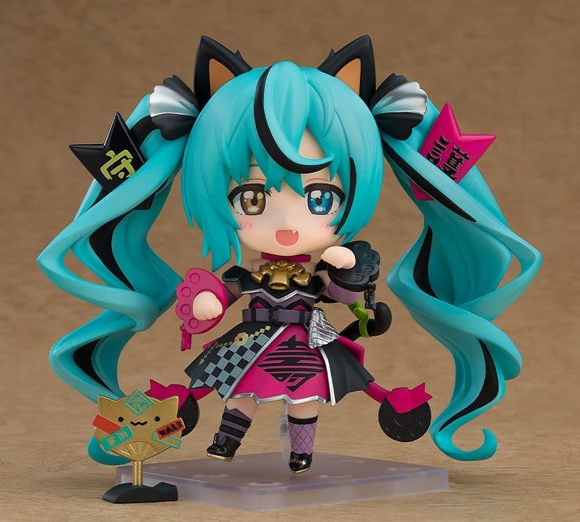 ねんどろいど 初音ミク 招きミクVer 黒招きミクVer. 専用猫座布団付き