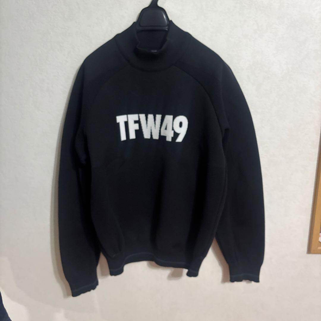 メンズウェア tfw49 MOCK NECK KNIT BKxBK