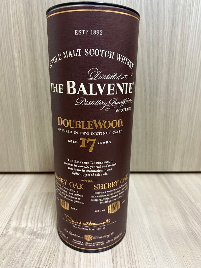(値下げ)THE BALVENIE DOUBLEWOOD 17年 700ml
