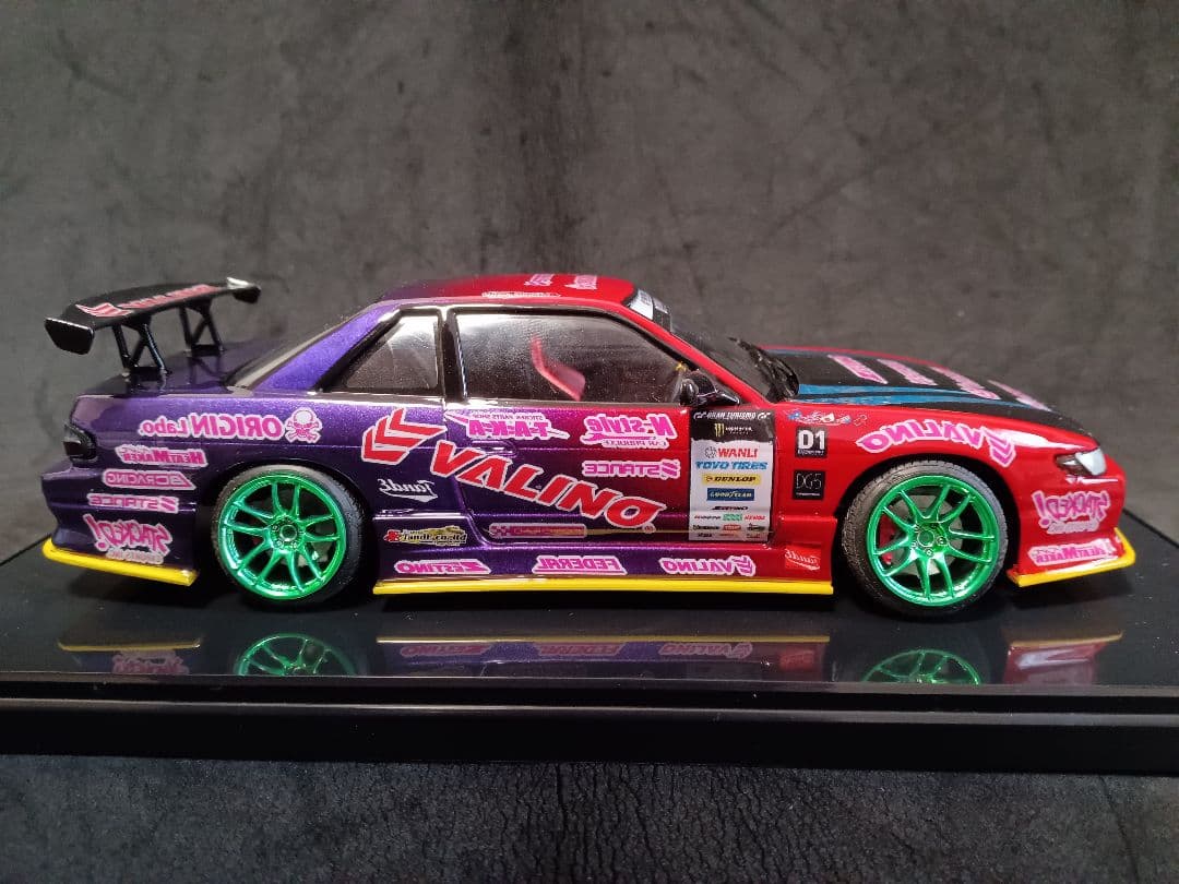 1/24 ニッサン S13 シルビア D1 プラモデル 完成品 ケース付