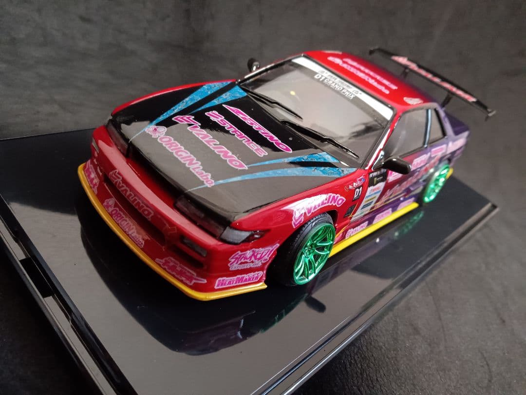 1/24 ニッサン S13 シルビア D1 プラモデル 完成品 ケース付