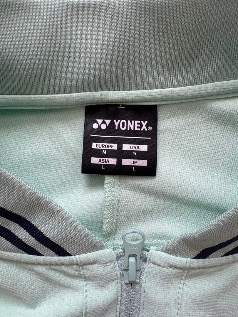 YONEX ミントグリーン ジャケット パンツXL上L