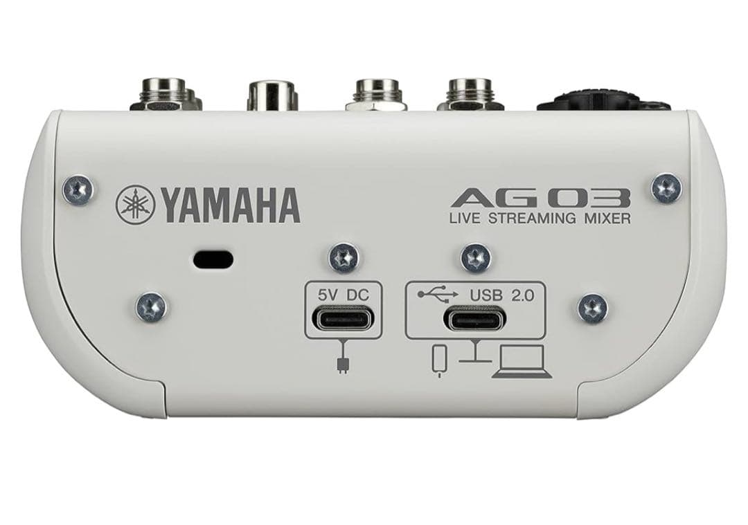 【新品】YAMAHA AG03 ミキシングコンソール　マイク付き