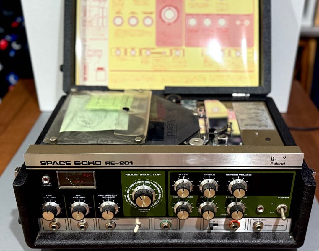 Roland RE-201 Space Echo メンテ終えたばかり