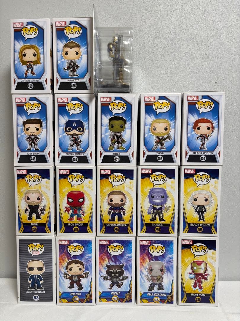 【未開封】marvel アベンジャーズfunko pop! フィギュア セット
